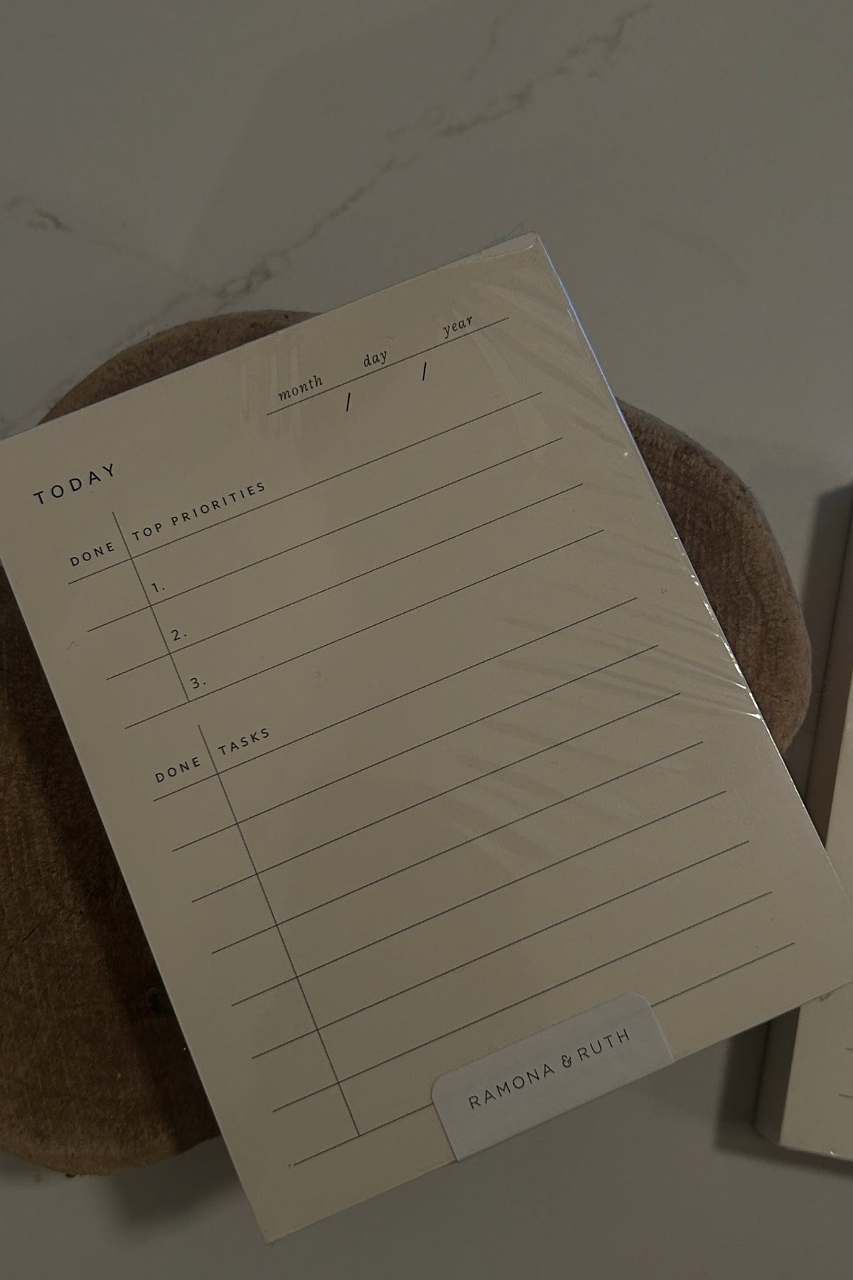 Ramona & Ruth To Do Today Block Notepad
